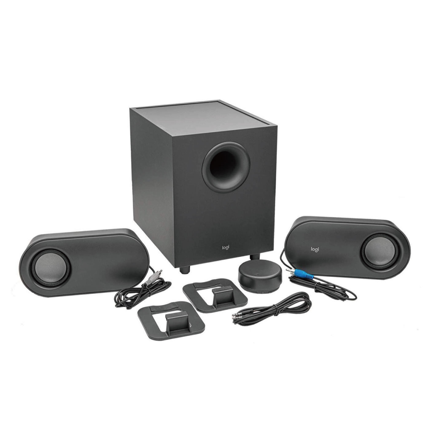 LOGITECH Z407 BLUETOOTH COMPUTER SPEAKERS WITH SUBWOOFER AND WIRELESS ...