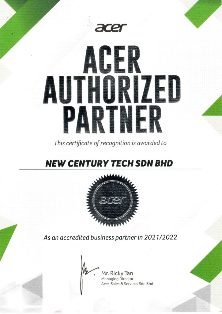 Acer – New Century Tech